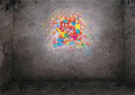 方力钧作品 71 收藏资讯艺术家书画家书画名人书法家 中华收藏网