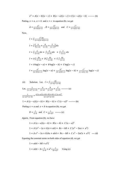 Integration Using Partial Fraction Or Rational Fraction Fully Solved