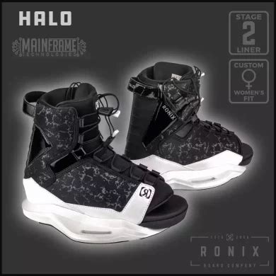 2023 Ronix Halo Ladies Wakeboard Bindings Ozski Fnq