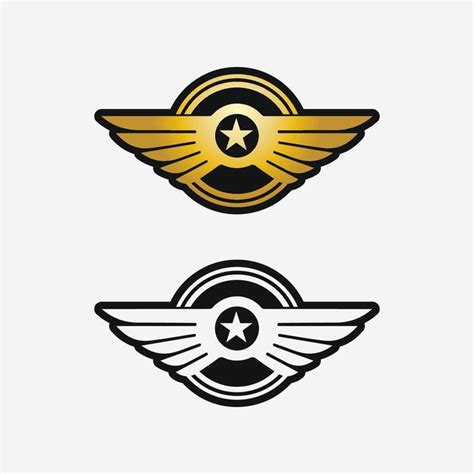 Pilot Wings Logo Vector Art Icons And Graphics For Free Download