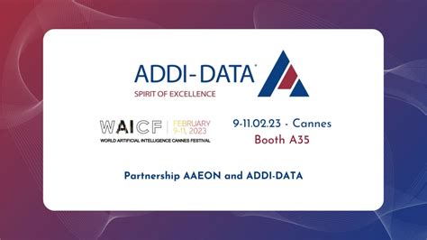 Addi Data Group On Linkedin Addi Data At Waicf