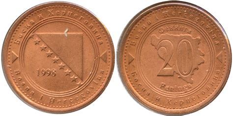 20 Feninga Bosnia And Herzegovina Numista