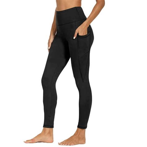 Blvb Leggings With Pockets For Women High Waisted Stretch Workout Yoga