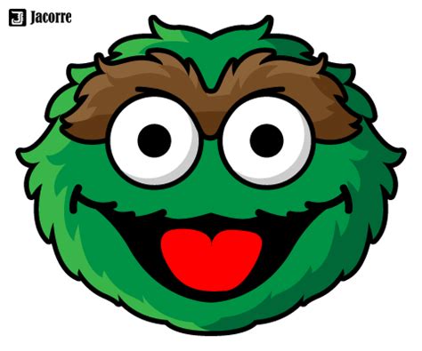 Oscar The Grouch Illustrations Jacorre Sesame Street Sesame