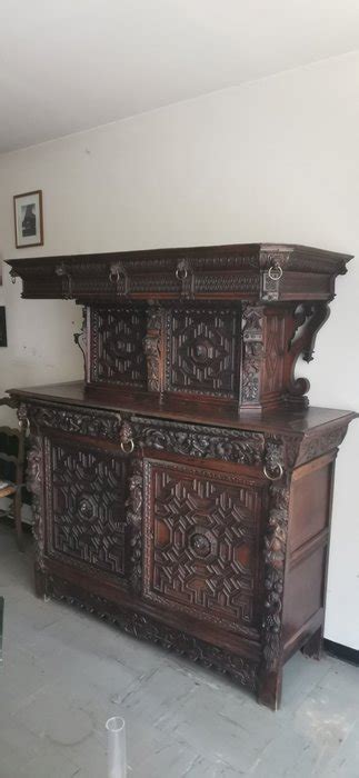 Sideboard Renaissance Style Wood Early 20th Century Catawiki