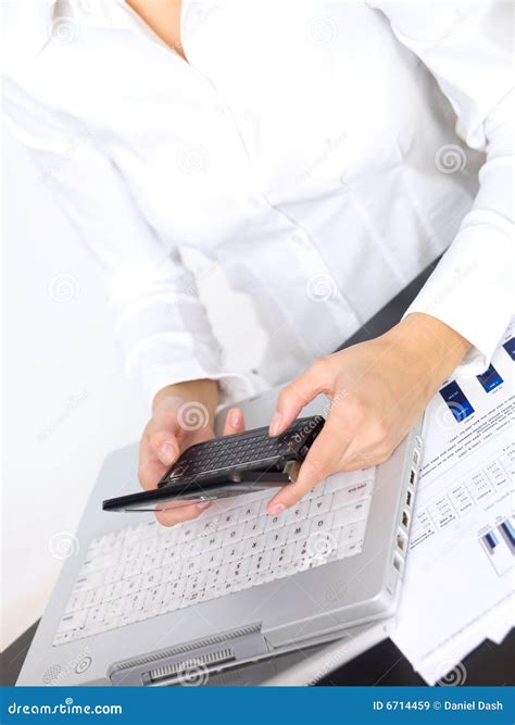 Cute Business Woman Stock Image Image Of Adult Internet