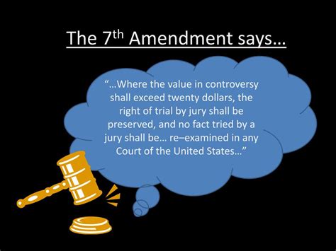 Ppt The 7 Th Amendment Powerpoint Presentation Free Download Id