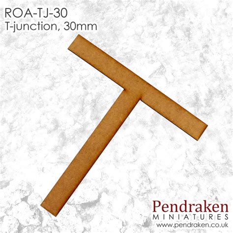 Pendraken Roads T Junction 30x250mm