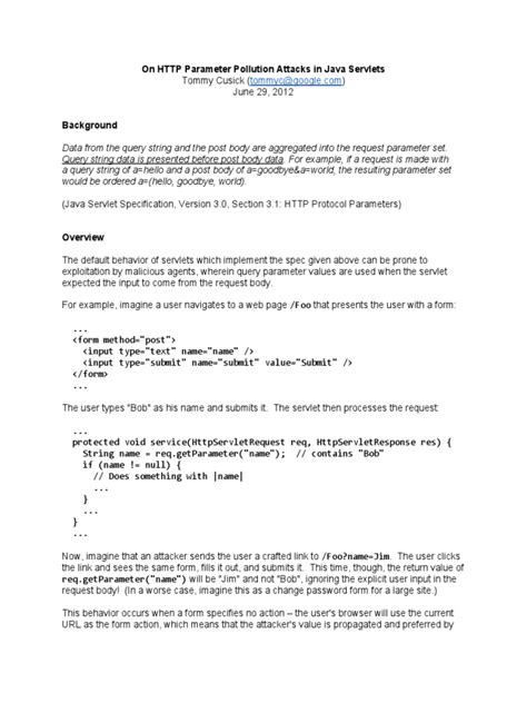 on parameter pollution attacks pdf