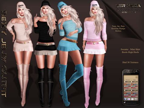 Second Life Marketplace Lsr Sexy Jelly Outfit