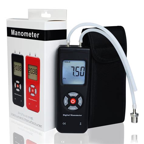 Buy Manometer Dual Port Manometer Pressure Tester Professional Digital