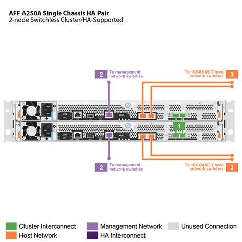 Netapp Aff A250 Dual Controller All Flash Filer Head Ha Ecs
