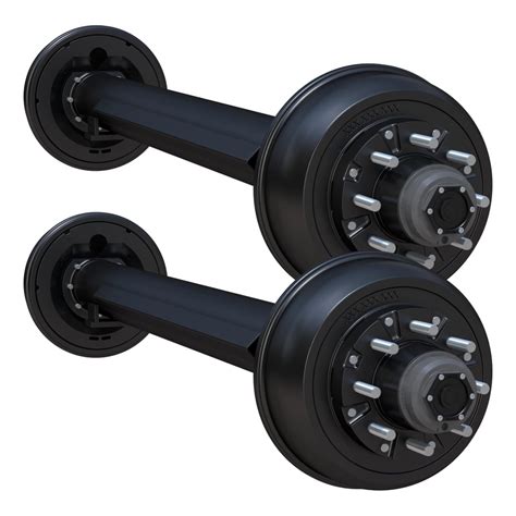 Shop Lippert 20 000 Lb Spring Tandem Trailer Axles Set Of 2 10 000