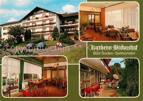Ak Ansichtskarte Salmuensterbadsoden Kurheim Birkenhof