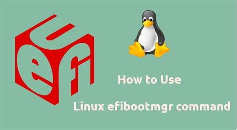 use linux efibootmgr command to manage uefi boot menu linuxbabe r