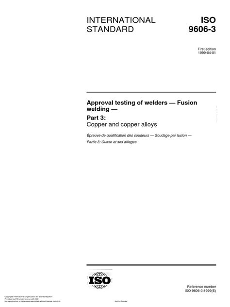 Iso 9606 3 Pdf Construction Welding
