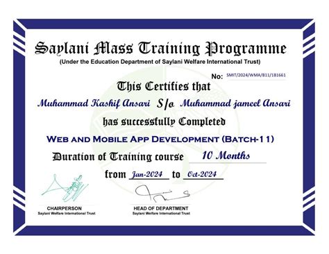 Saylanimassit Webdevelopment Mobileappdevelopment Learningneverstops Muhammad Kashif