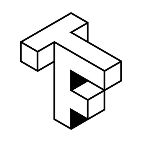 Premium Vector Tf Monogram Logo