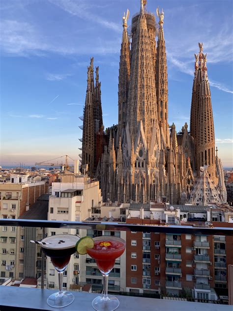 Barcelona Sagrada Familia Hotel Rooftop Sercotel Rosellon Terrace View
