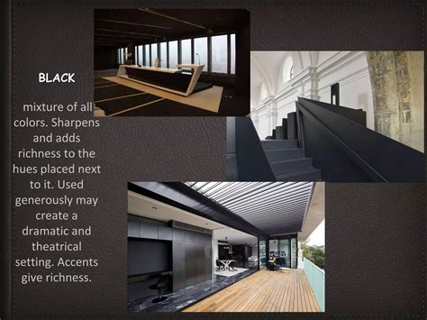 Color And Texture In Interior Design Ciu Pptx