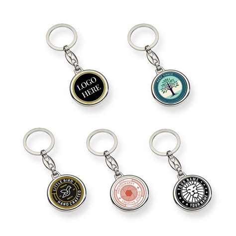 50pcs Logo Key Chain Bulk Order Personalized Keychain Custom Logo