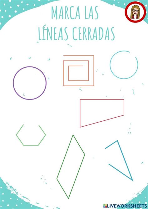 Líneas Abiertas Y Cerradas Exercise Symbols Lettering Worksheets
