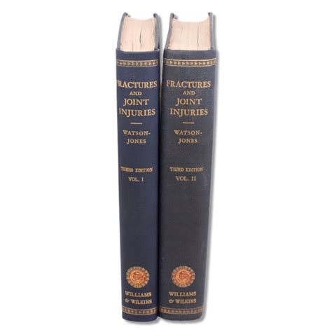 1946 Fractures And Joint Injuries Watson Jones 3rd Ed 2 Vol Etsy
