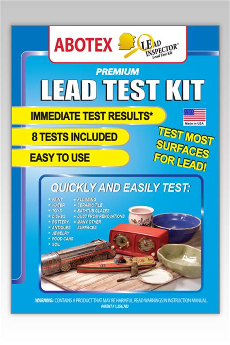 Lead Test Kit 8 Tests Abotex Lead Inspector Lead Test Kit