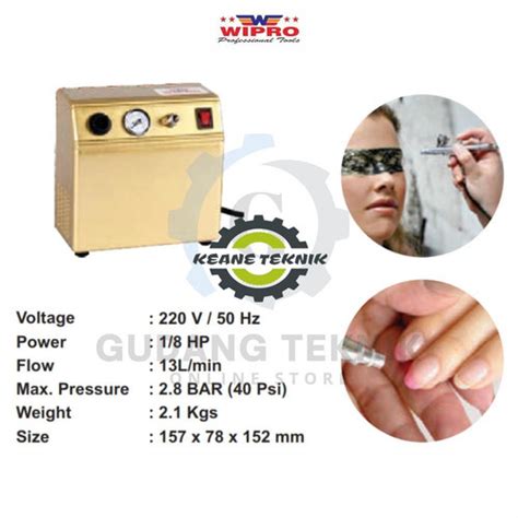 Jual Kompresor Angin Mini Tanpa Oli 18 Hp Wipro 1 Kd Mini Air