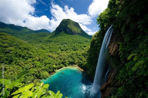 Trinidad And Tobagos Lush Rainforests And Waterfalls Offering Hiking