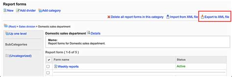 Managing Report Forms Using Xml Files Cloud Edition Garoon Help