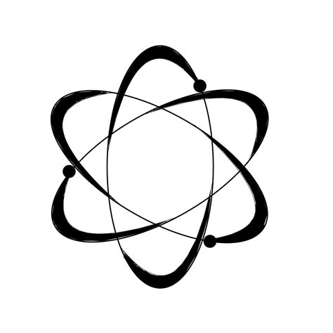 Free High Quality Atom Black Logo For Creative Design