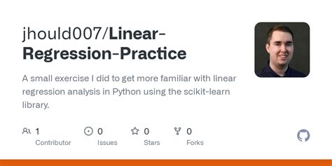 GitHub Jhould007 Linear Regression Practice A Small Exercise I Did To Get More Familiar With