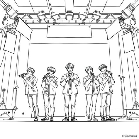 Bts Coloring Pages Printable