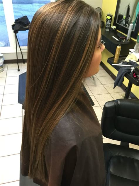 Dark Hair With Caramel Highlights Pinterest