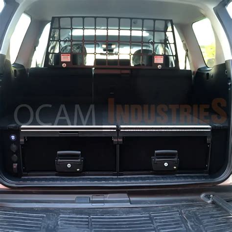 Ocam Aluminium Rear Drawers For Toyota Prado 150 Series Gx 5 Seater