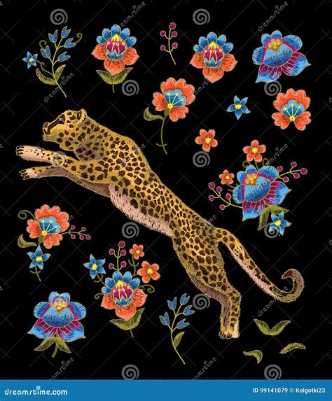 Pantera Cute Pantera Vector Illustration Hand Drawn Cute Print For Posters Cards T Shirts