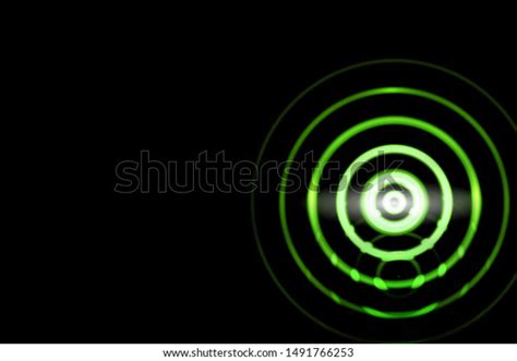 Abstract Green Light Ring Effect Sound Stock Illustration 1491766253 Shutterstock