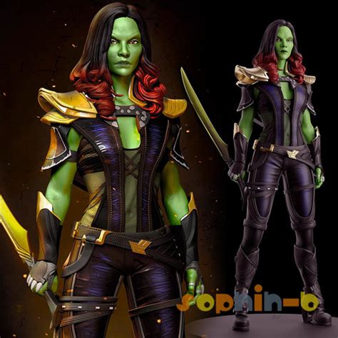 Gamora Guardian Of Galaxy Resin Model Kit Unpainted 3d Printed Gk