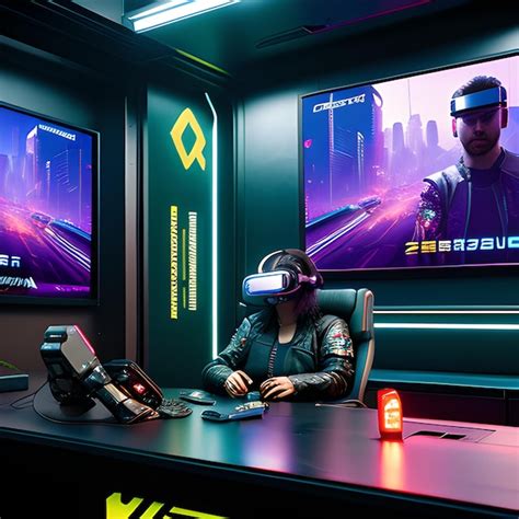 Premium Ai Image Virtual Reality Simulator Generative Ai