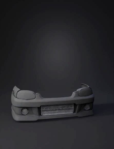 Car Bumper 3d Model Download Free Front Bumper Of A Car Featuring