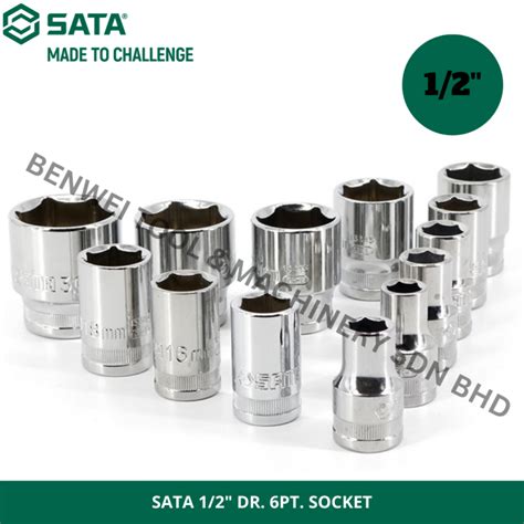 Sata 12 Dr 6pt Socket Standard Size 6pt Socket Box Lazada