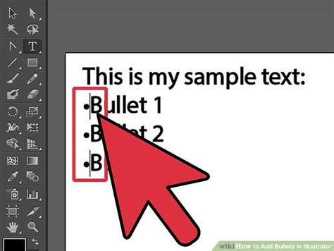 How To Add Bullets In Illustrator 7 Steps With Pictures