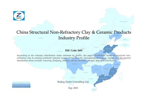 China Structural Non Refractory Clay Ceramic Products Industry Profile