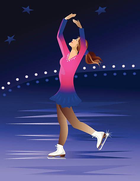 Eiskunstlauf Haar Illustrationen Und Vektorgrafiken Istock