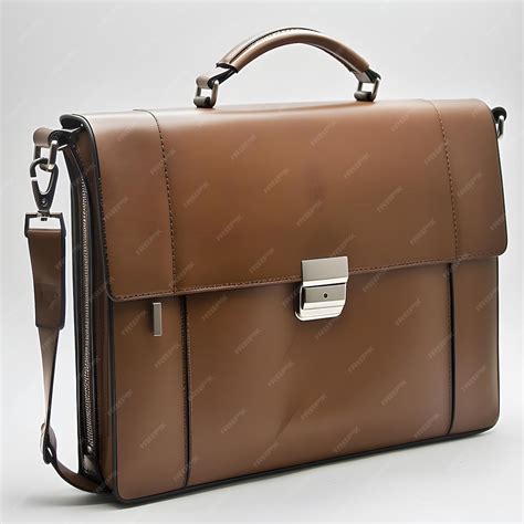 Premium Photo Elegant And Functional Leather Briefcase For Business