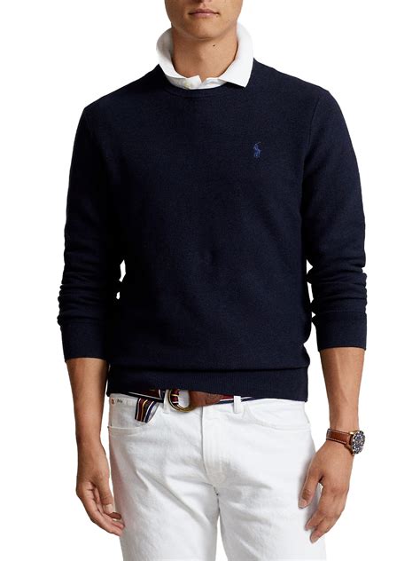 Polo Ralph Lauren Long Sleeve Pullover Navy Htr 710918163001 Botta