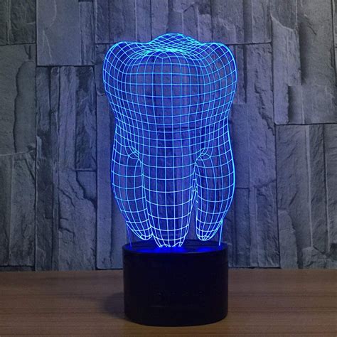 3d Effect Molar Lamp Toothlet