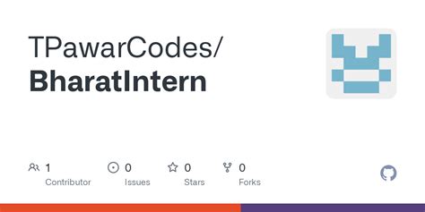 Github Tpawarcodesbharatintern