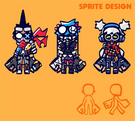 Chibi Sprite Designs By Smoggers On Newgrounds